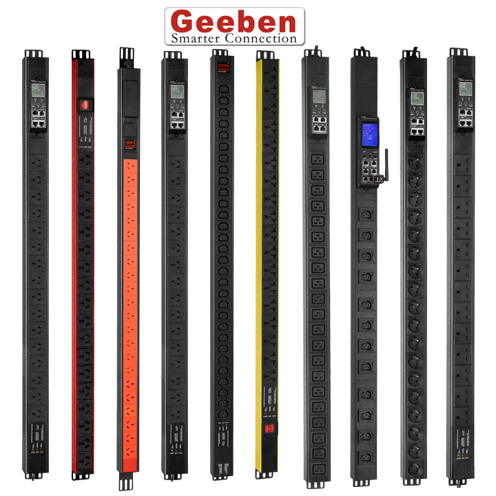 智能PDU 国标插孔 定制型-智能PDU-电源管理-Geeben吉本 高清切换器 高清无缝切换